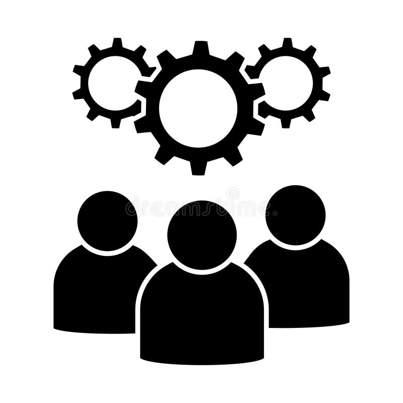 Team Vector Icon. Teamwork Illustration Sign. Development Symbol ...