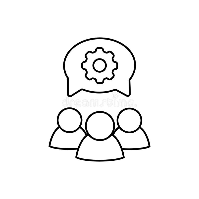 Team Vector Icon . Teamwork Illustration Sign. Development Symbol ...