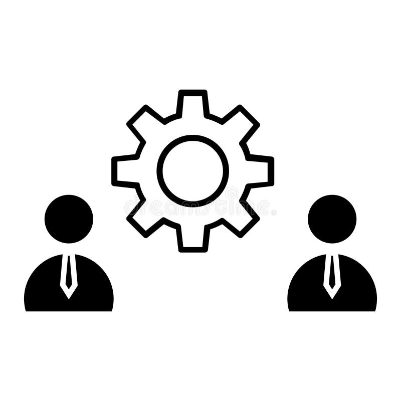Team Vector Icon. Teamwork Illustration Sign. Development Symbol ...