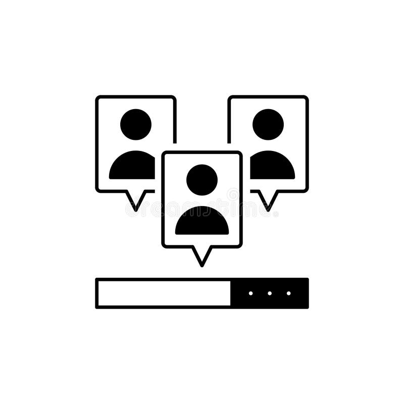 Team Vector Icon. Teamwork Illustration Sign. Development Symbol ...