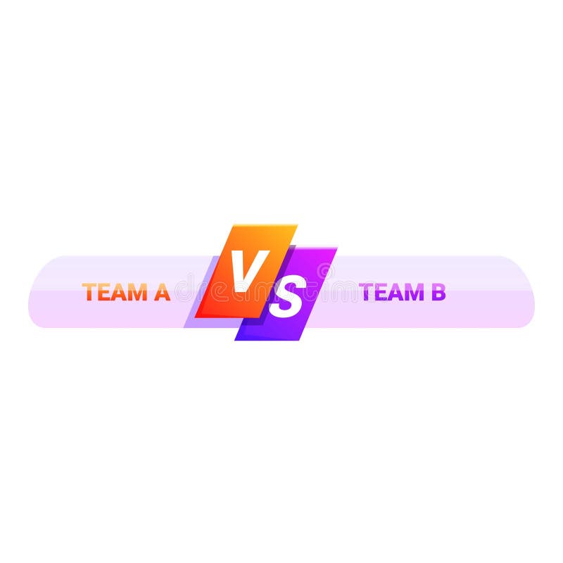 Team a Versus Team B Scoreboard Displaying Competition Stock ...