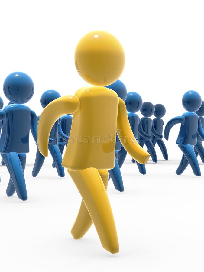 Team unity and cooperation stock illustration. Illustration of ...