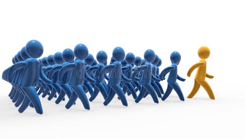 Team unity and cooperation stock illustration. Illustration of creative ...