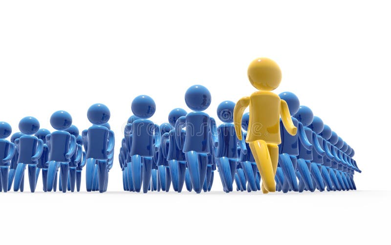 Team unity and cooperation stock illustration. Illustration of ...