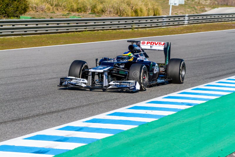 Team Williams F1, Bruno Senna, 2012 Fotografia Stock Editoriale ...