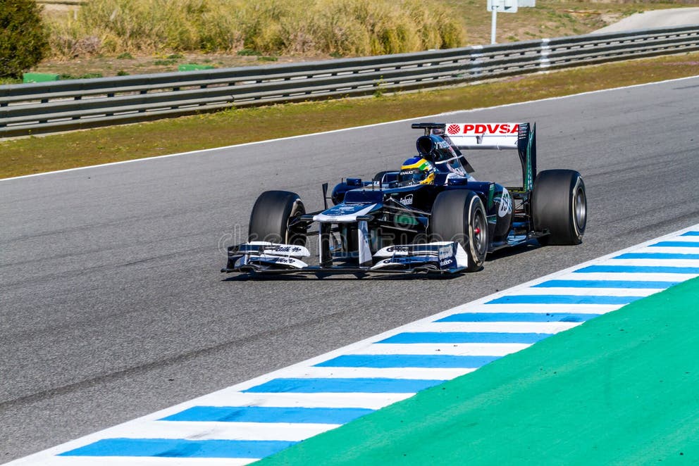 Team Williams F1, Bruno Senna, 2012 Redaktionelles Stockfotografie ...