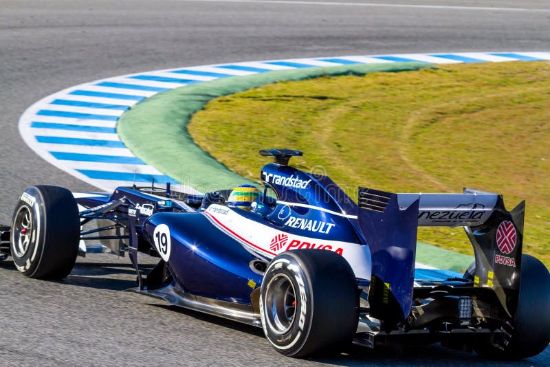 Team Williams F1, Bruno Senna, 2012 Editorial Stock Photo - Image of ...