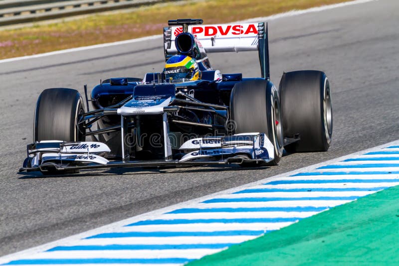 Team Williams F1, Bruno Senna, 2012 Editorial Stock Image - Image of ...