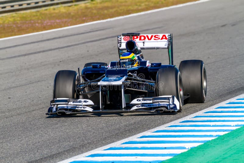 Team Williams F1 Bruno Senna 2012 Stock Photos - Free & Royalty-Free ...