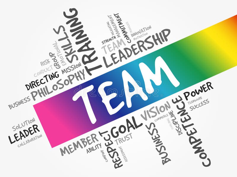 TEAM BUILDING word cloud stock illustration. Illustration of collage ...