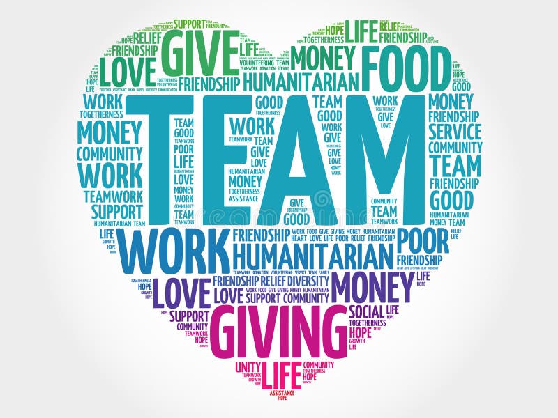 TEAM word cloud stock illustration. Illustration of organize - 199169630