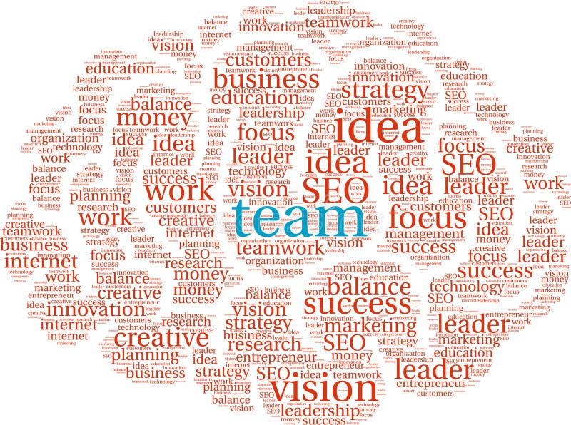 Team Word Cloud stock vector. Illustration of assistance - 108489865