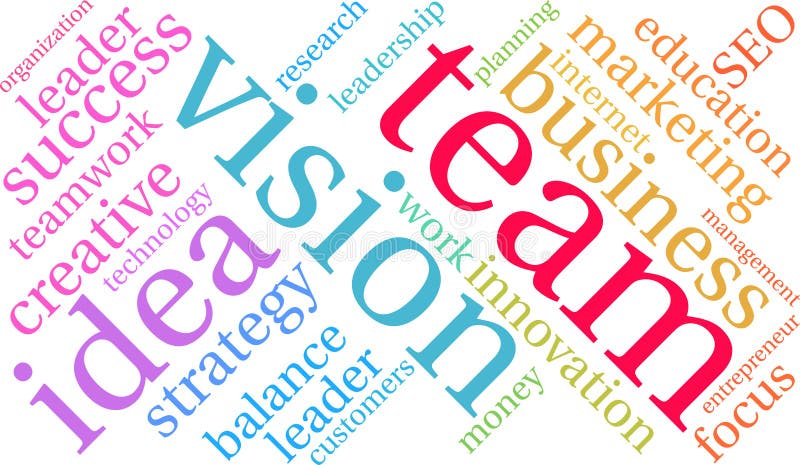 Team Word Cloud stock vector. Illustration of balance - 102593300