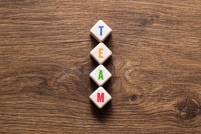 Team - Word Concept on Building Blocks, Text Stock Image - Image of ...