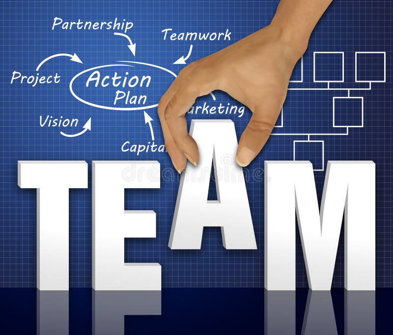 Team words concept stock image. Image of design, hand - 32044063