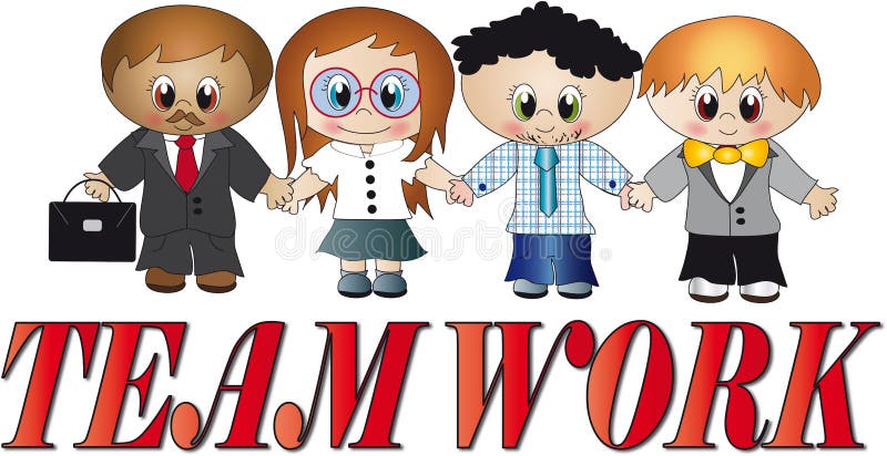 Team work stock illustration. Illustration of team, concept - 14540449