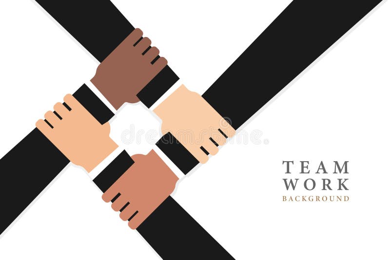 Team Work Background. Different Hands, Cultural and Ethnic Diversity ...