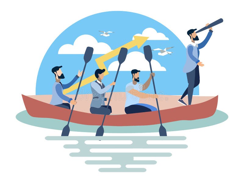 Cartoon Rowing Boat Stock Illustrations – 2,402 Cartoon Rowing Boat ...