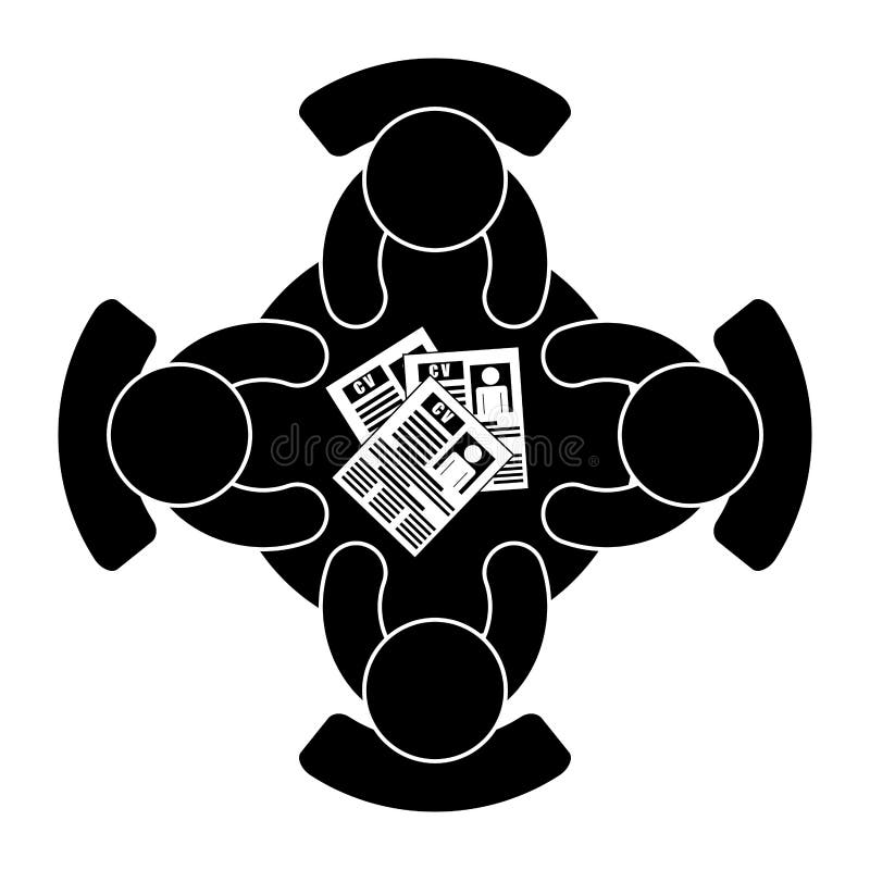 Team Work Business People Icon Image Stock Illustration - Illustration ...