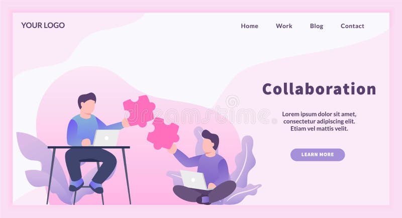 Team Work Collaboration between Freelancer Worker with Puzzle Matching ...