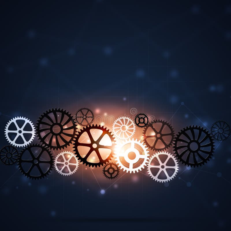 Team Work Concept Background Stock Illustration - Illustration of ...