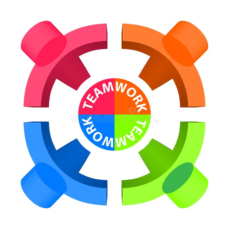 Team Work Abstract Stock Illustrations – 53,293 Team Work Abstract ...