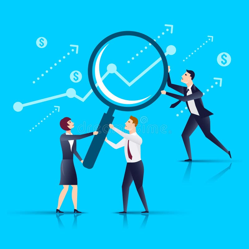 Team Work. Direction Business Concept Stock Vector - Illustration of ...