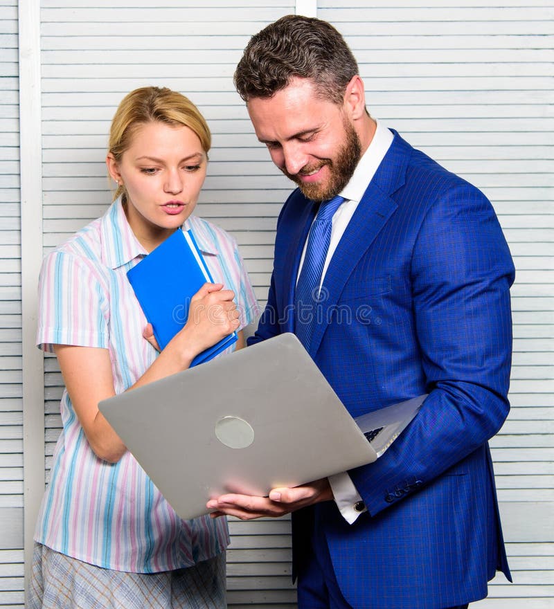 Relations at Workplace. Colleagues Peaceful Friendly Atmosphere ...