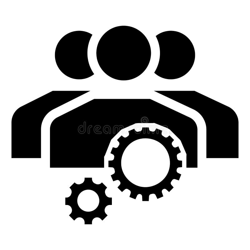 People Pushing Cog Wheel Stock Illustrations – 63 People Pushing Cog ...
