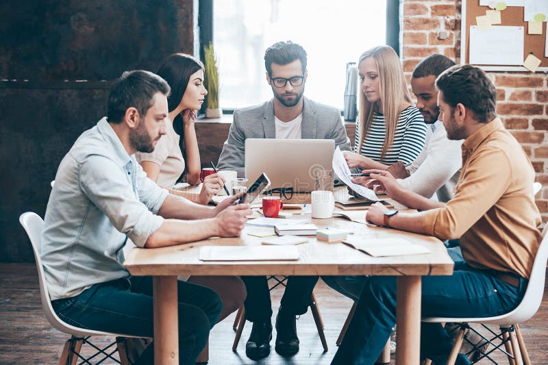 Team at work. stock image. Image of creative, adult, inspiration - 65969757