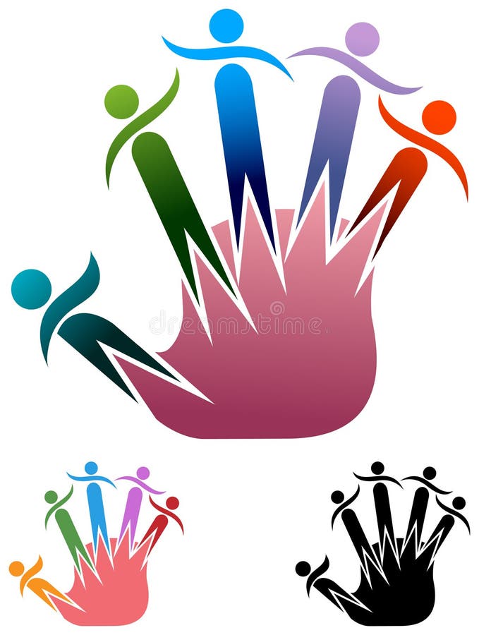 Team work hand stock vector. Illustration of group, entrepreneurs ...