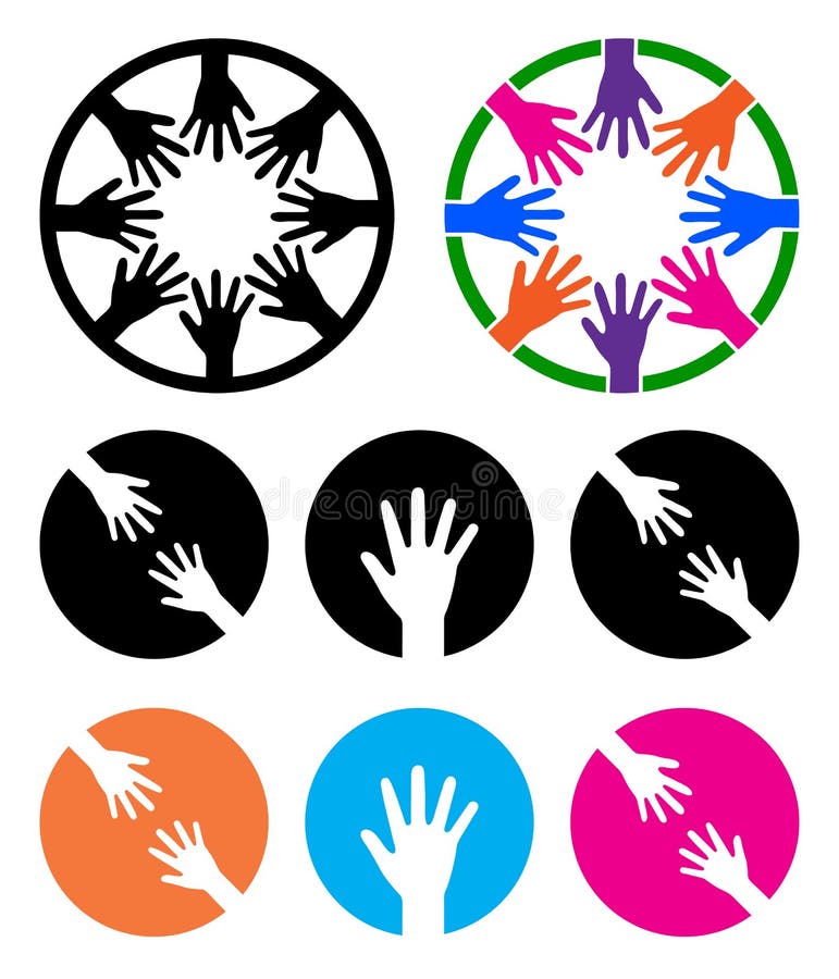 Helping team stock vector. Illustration of diversity - 48936772