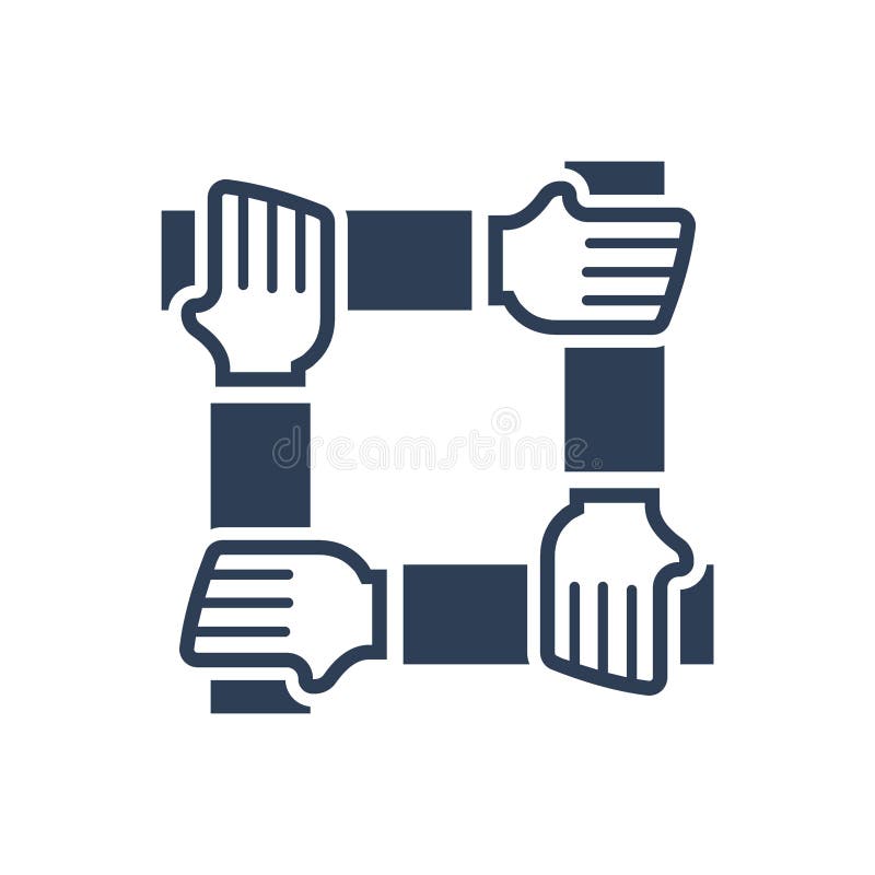 Team Work Icon stock illustration. Illustration of businessman - 158394998