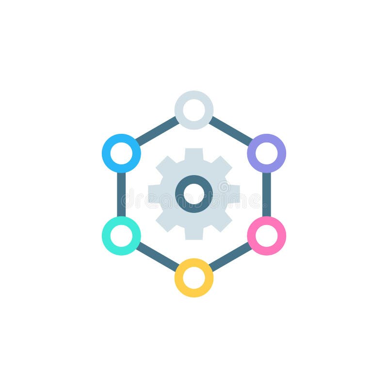 TEAM WORK Icon in . Logotype Stock Illustration - Illustration of ...