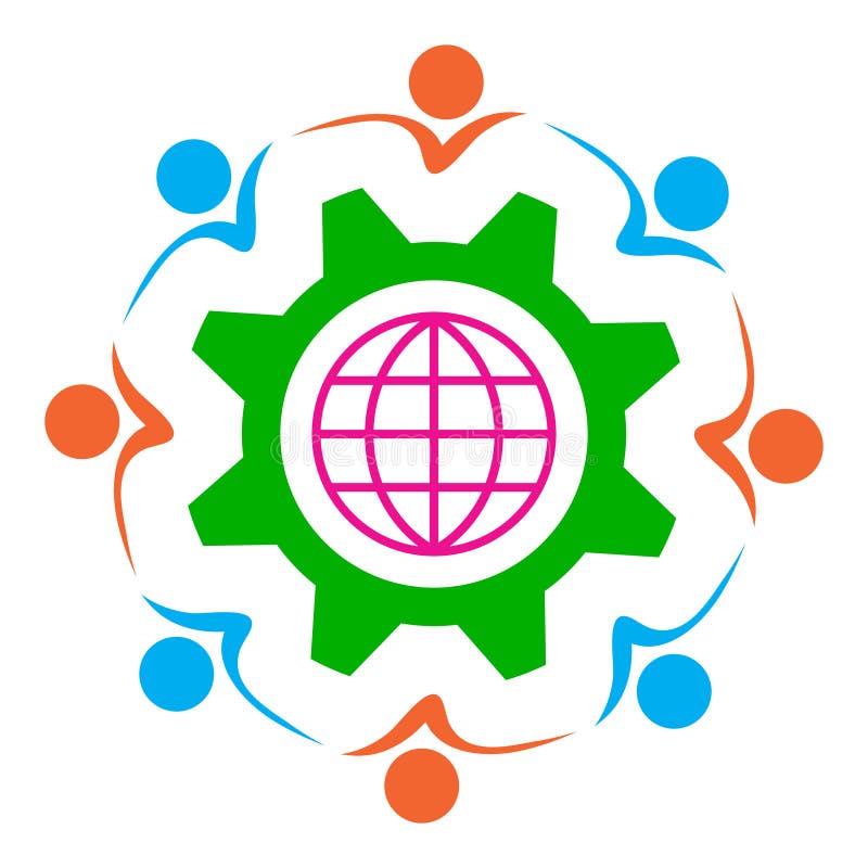 Multi - cultural team stock illustration. Illustration of ethnic - 4120930