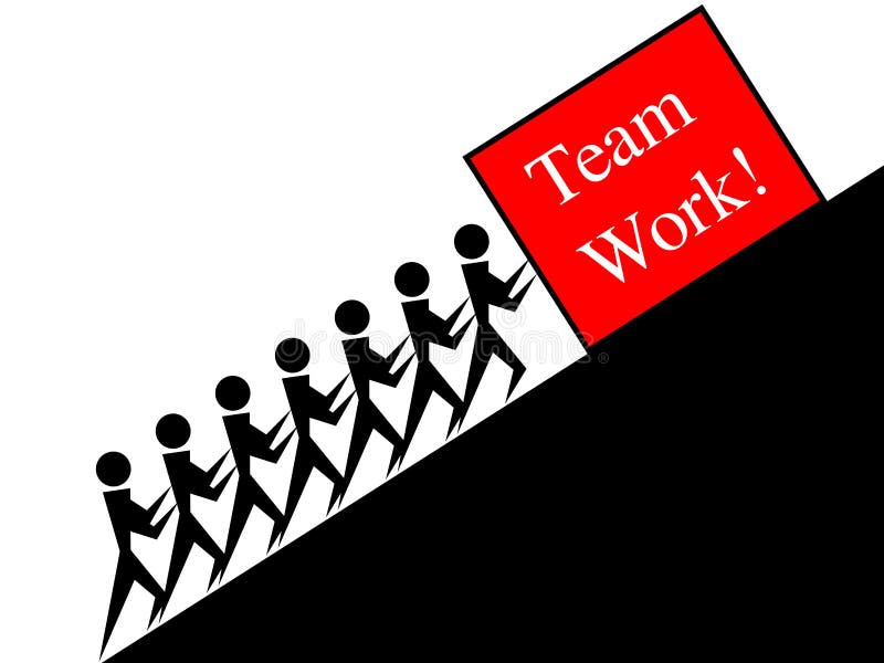 Team Work stock illustration. Illustration of heavy, triangle - 31298653