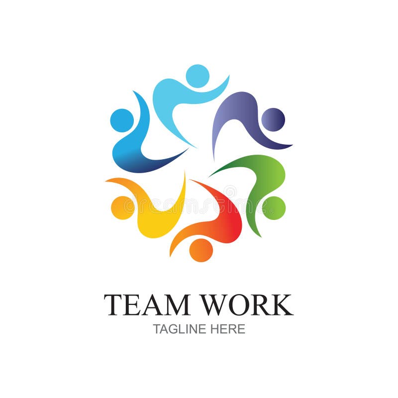 Team Work Logo Design,Together. Modern Social Network Team Logo Design ...