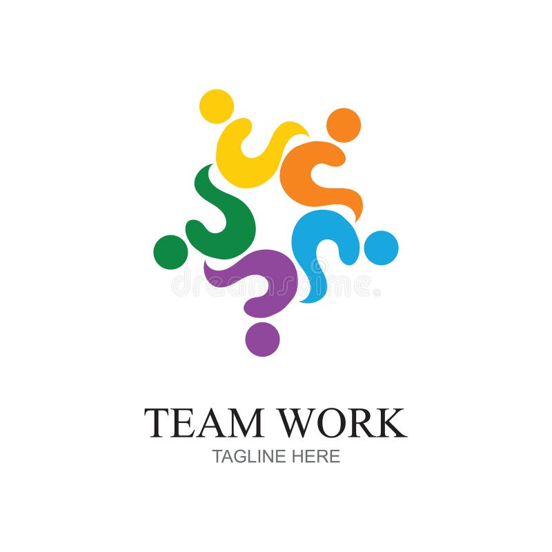 Team Work Logo Design,Together. Modern Social Network Team Logo Design ...