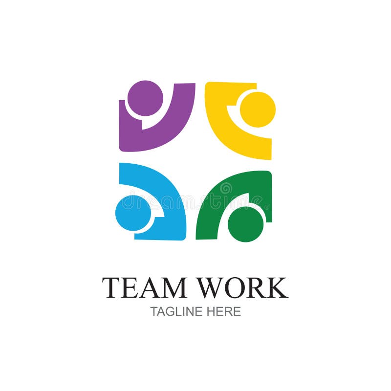 Team Work Logo Design,Together. Modern Social Network Team Logo Design ...