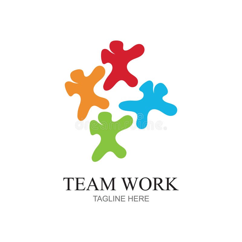 Team Work Logo Design,Together. Modern Social Network Team Logo Design ...