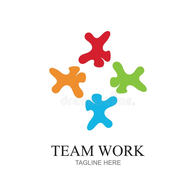 Team Work Logo Design,Together. Modern Social Network Team Logo Design ...