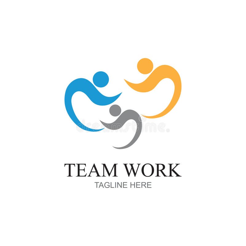 Team Work Logo Design,Together. Modern Social Network Team Logo Design ...