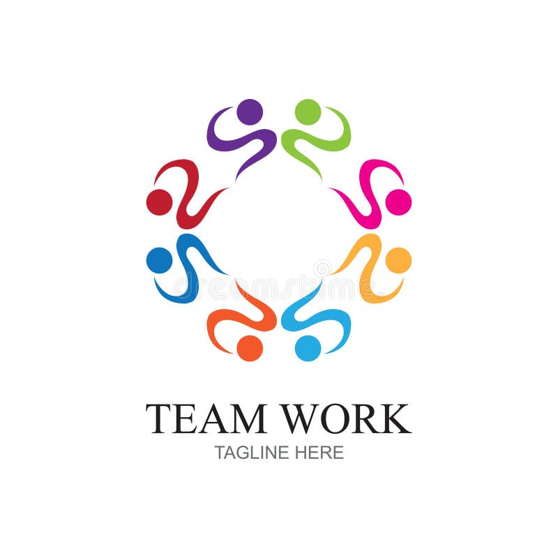 Team Work Logo Design,Together. Modern Social Network Team Logo Design ...