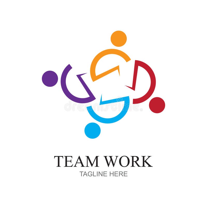 Team Work Logo Design,Together. Modern Social Network Team Logo Design ...