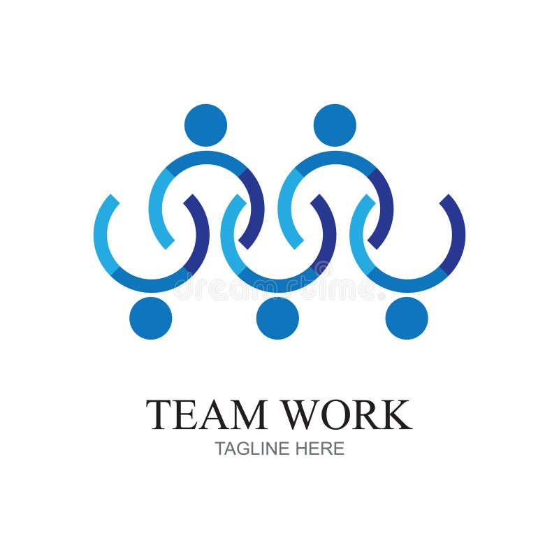 Team Work Logo Design,Together. Modern Social Network Team Logo Design ...