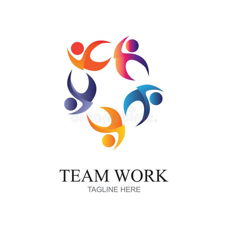 Team Work Logo Design,Together. Modern Social Network Team Logo Design ...