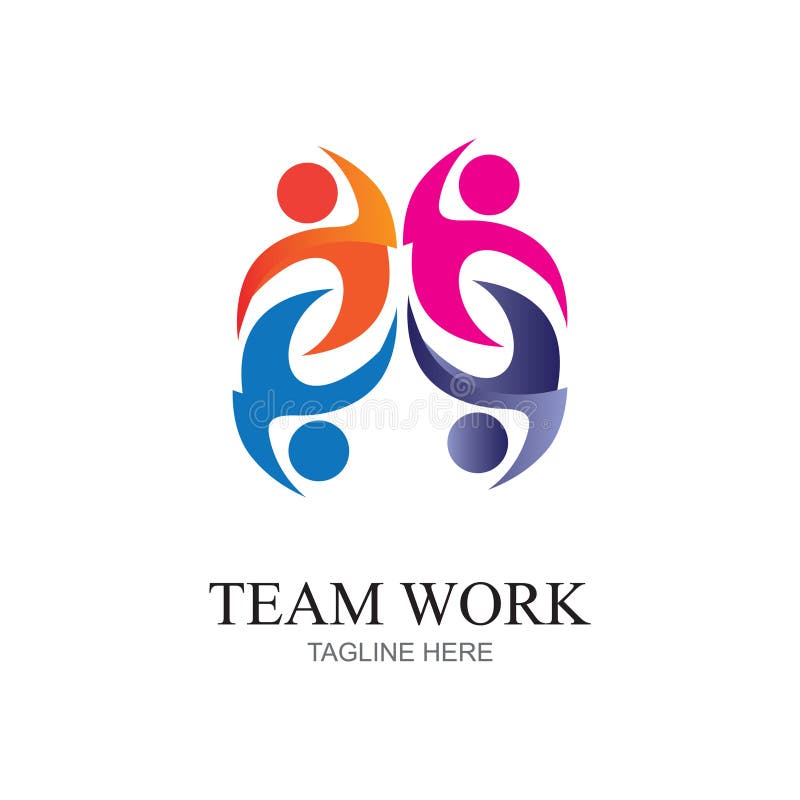 Team Work Logo Design,Together. Modern Social Network Team Logo Design ...