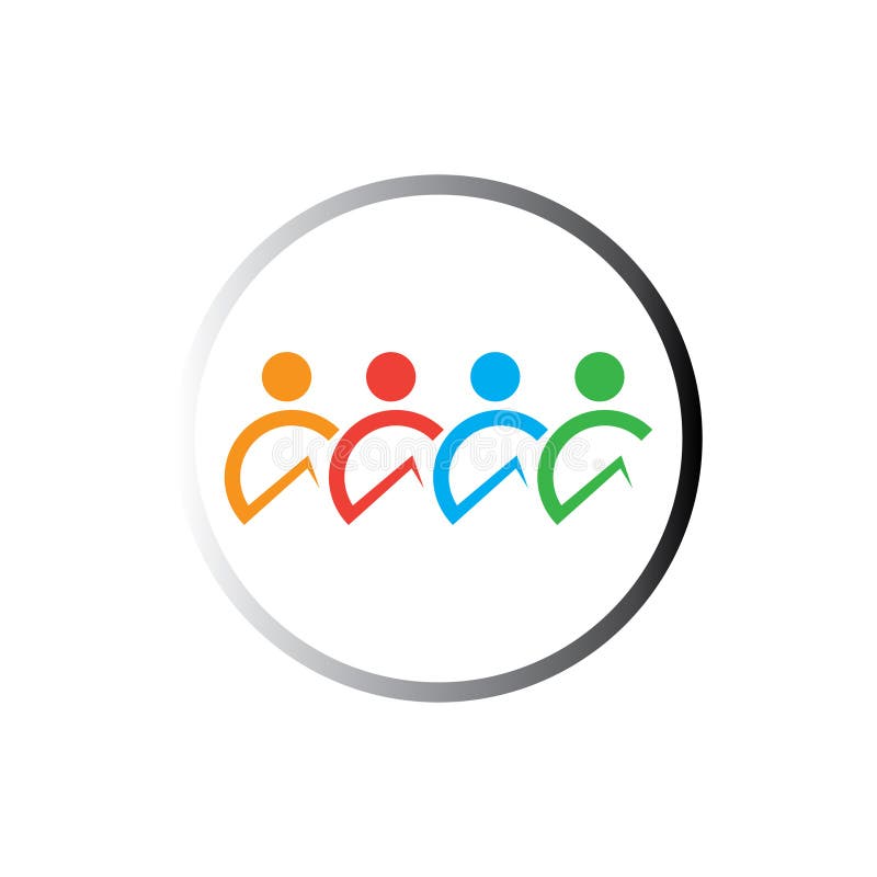 Team Work Logo Design,Together. Modern Social Network Team Logo Design Stock Vector ...