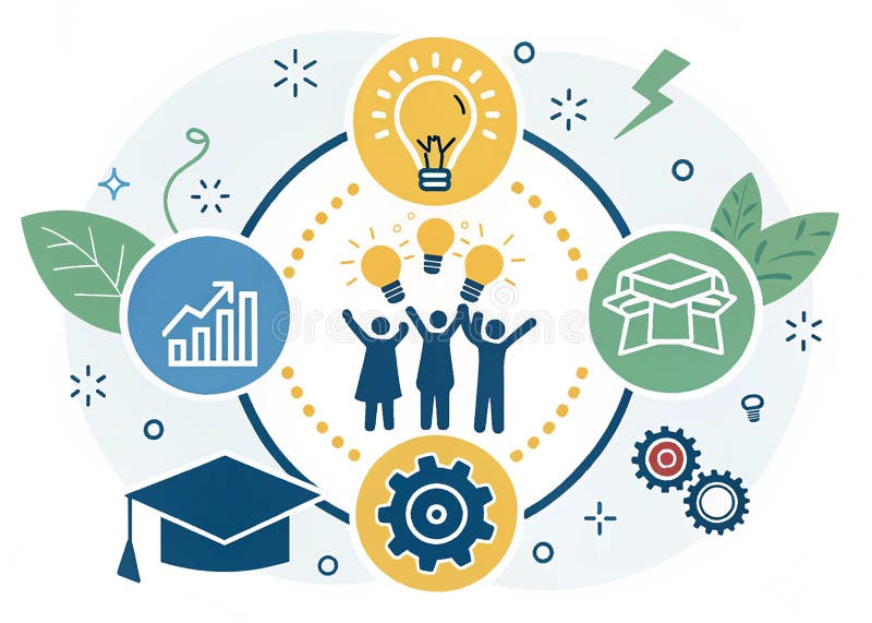 Team Work Logo Education Celebration People Icon Stock Illustration ...