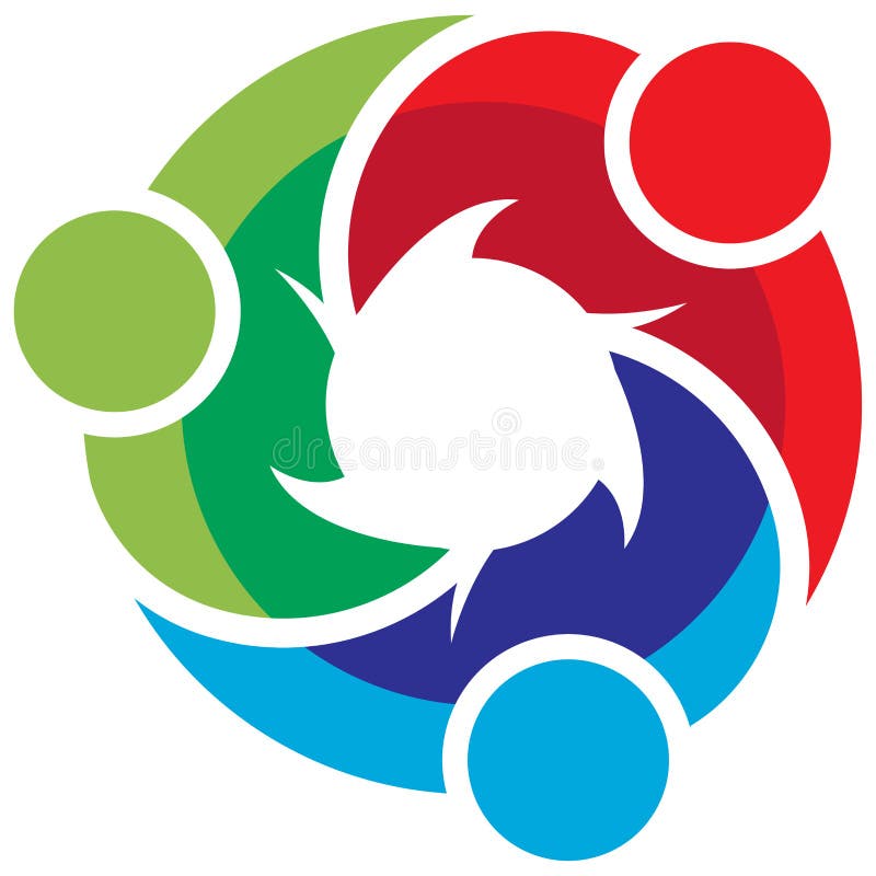 Team work logo stock vector. Illustration of emblem, decorative - 39052374